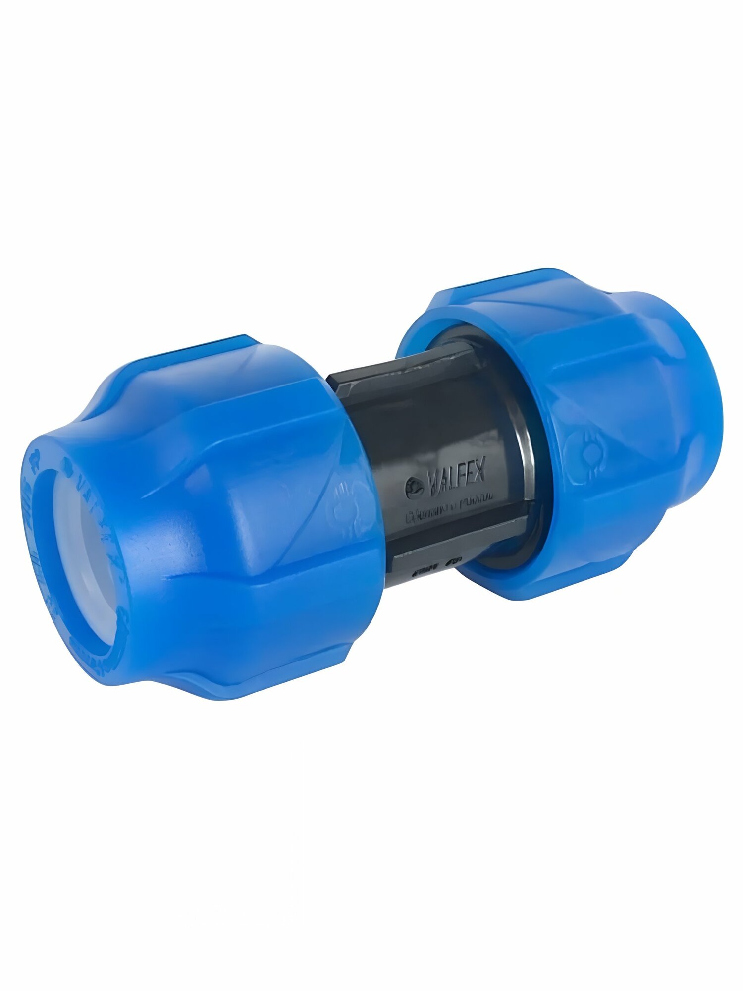 Муфта ПНД 50 Valfex, 16 бар, для холодного водоснабжения