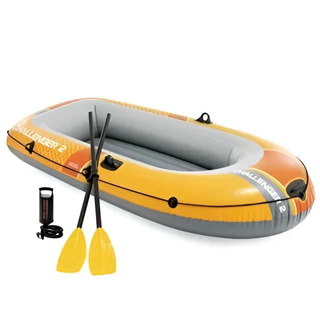 Надувная лодка "Challenger 2" 236х114х41см, вёсла 59623, насос 68612, до 200кг