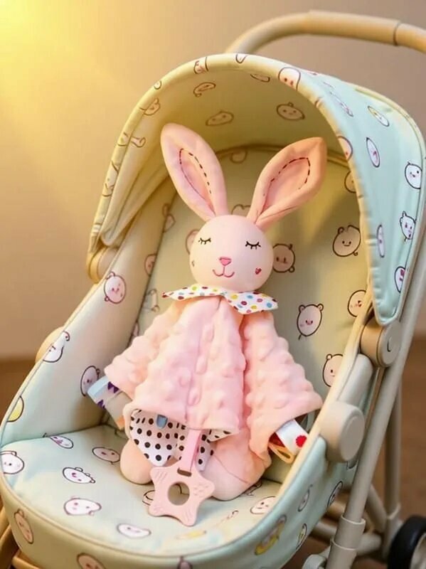 Игрушка-полотенце Baby animal comfort-серый слоник / бежевый кролик/ розовая мышь/белый единорог (подходит для детей 0-3 лет)