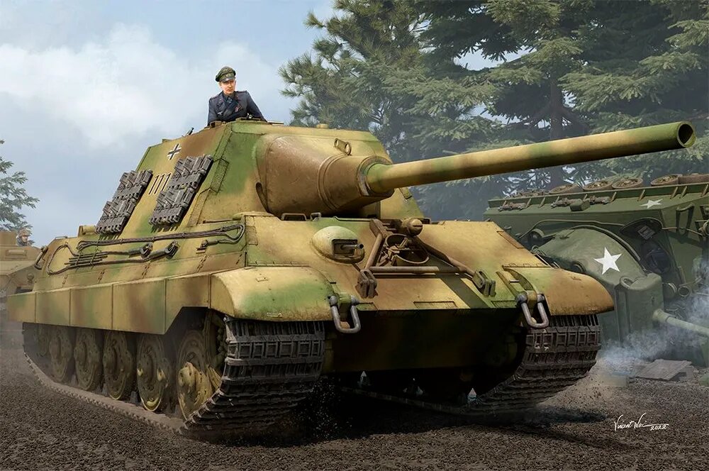 HobbyBoss 84562 1/35 Немецкий истребительный танк "Тайгер Хантер" (тип "Хеншель")