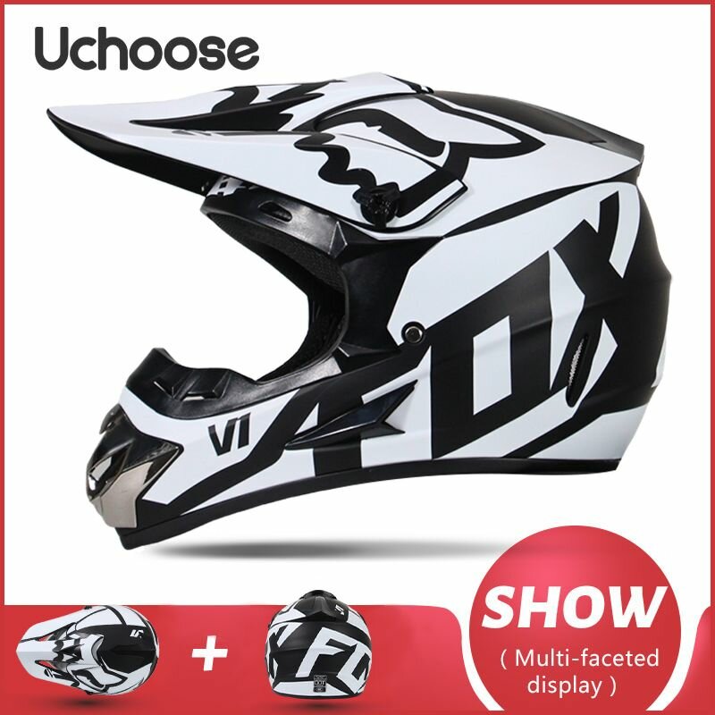 Мотокроссовый шлем всесезонный с корпусом из АБС высокой плотности — защита головы при поездках и тренировках