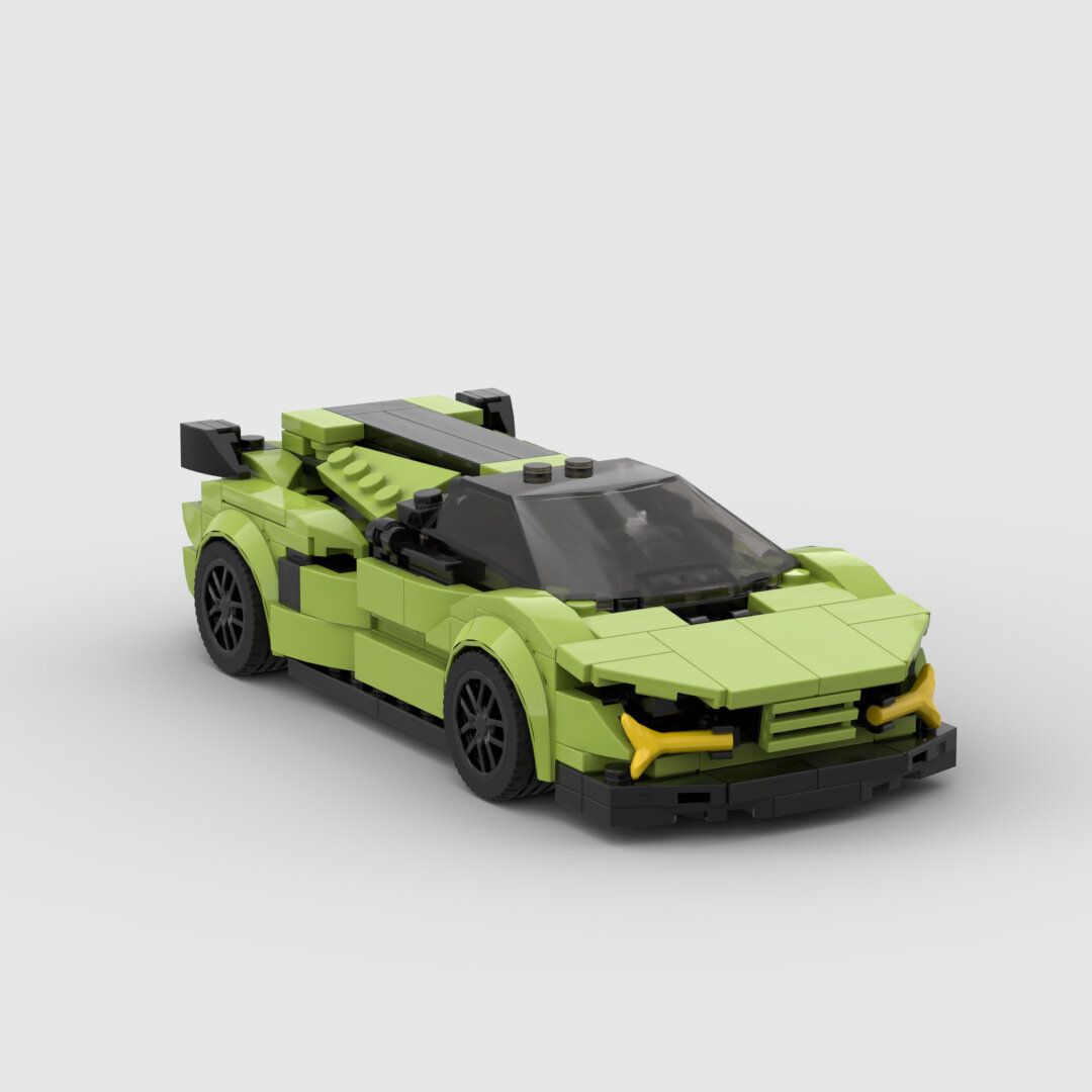 Игрушка для сборки MOC Lamborghini Sian BL18011, креативная модель автомобиля