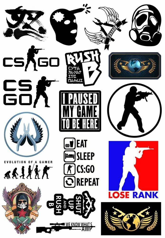Наклейки Counter-Strike / CS: GO