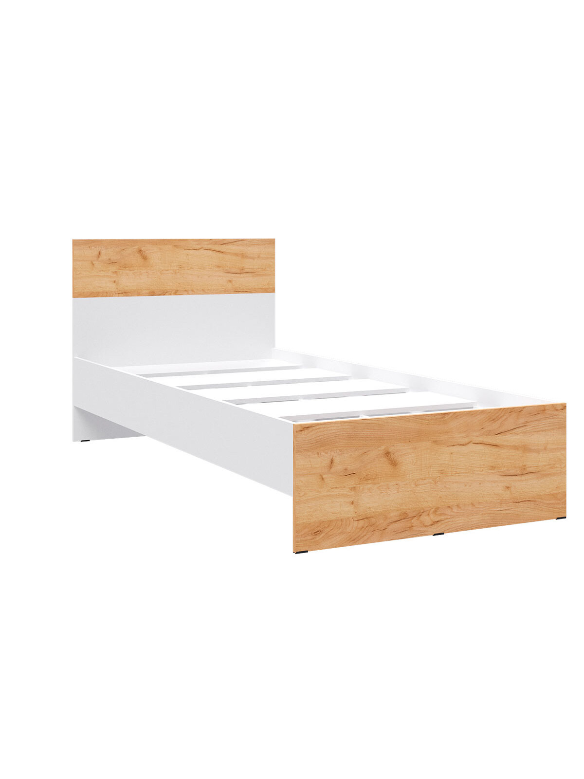 Кровать "Юнона крафт" 90 см Huge Mebel. Ширина 942 Высота 2032. Кровати