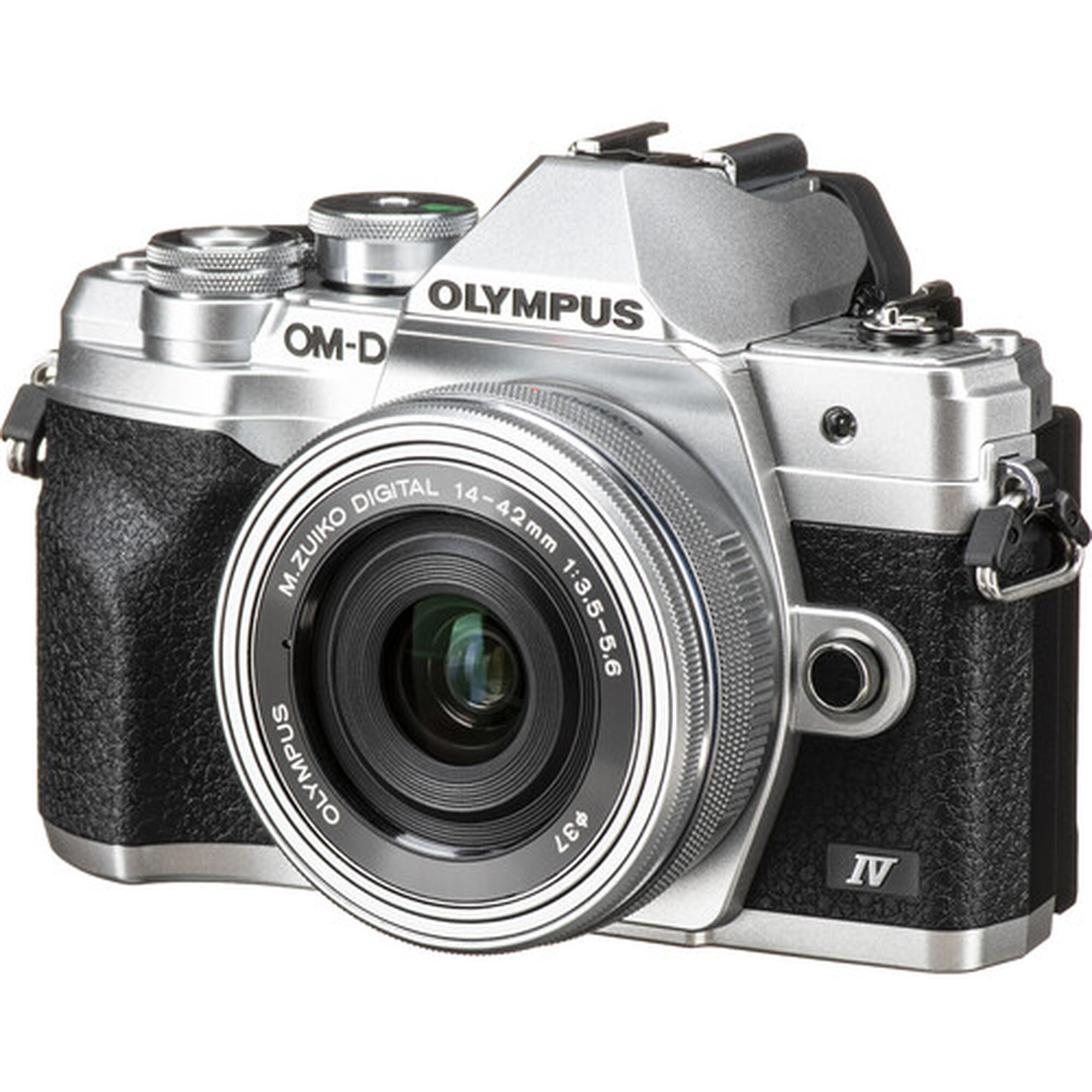 Фотоаппарат Olympus OM-D E-M10 Mark IV, 20,3 Мп, Live MOS, Micro Four Thirds, серебристый