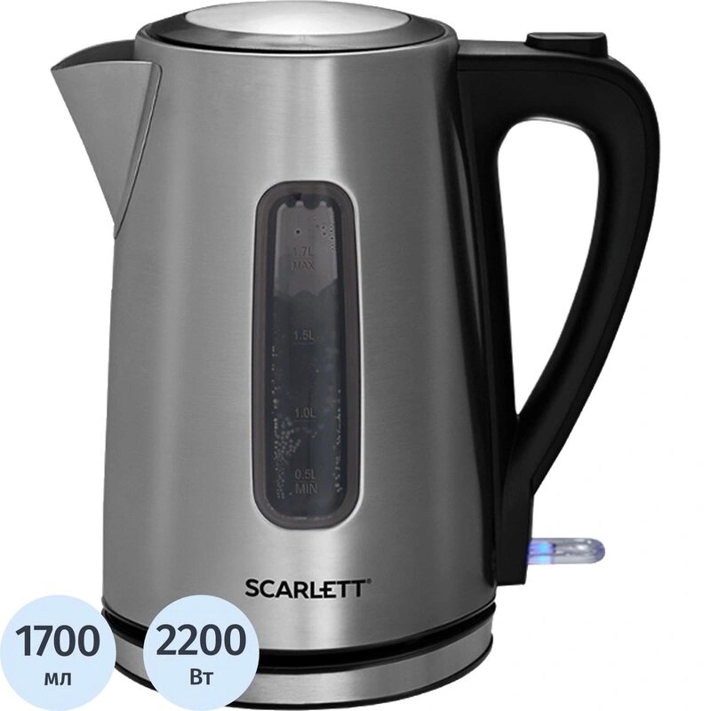 Чайник Scarlett SC-EK21S13, электрический,1,7л