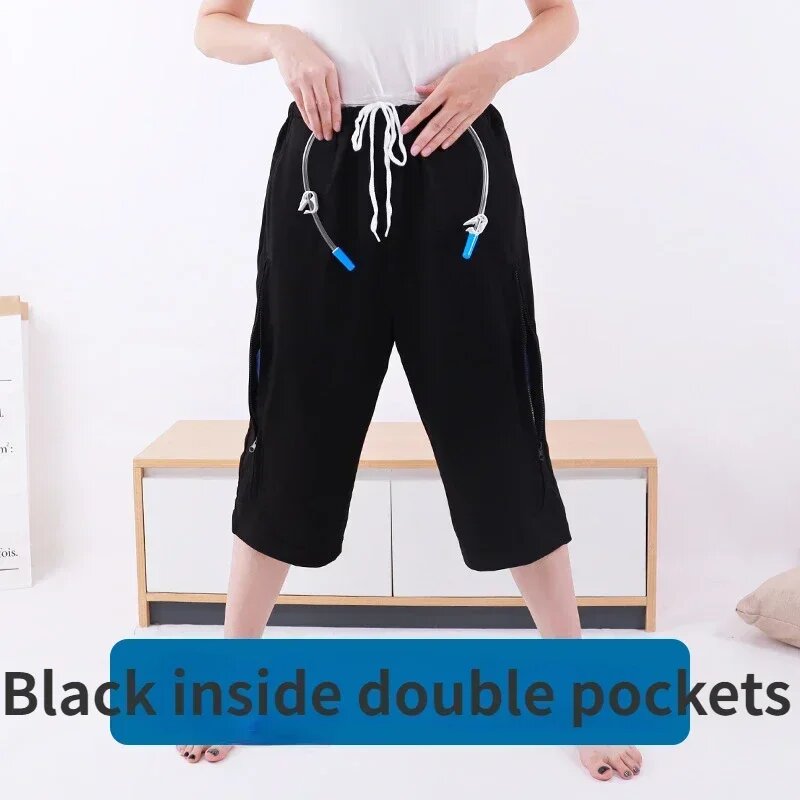 Ювелл Урина Бэг Пантас Хлопок Черный, L, Black Inner 2 pocket