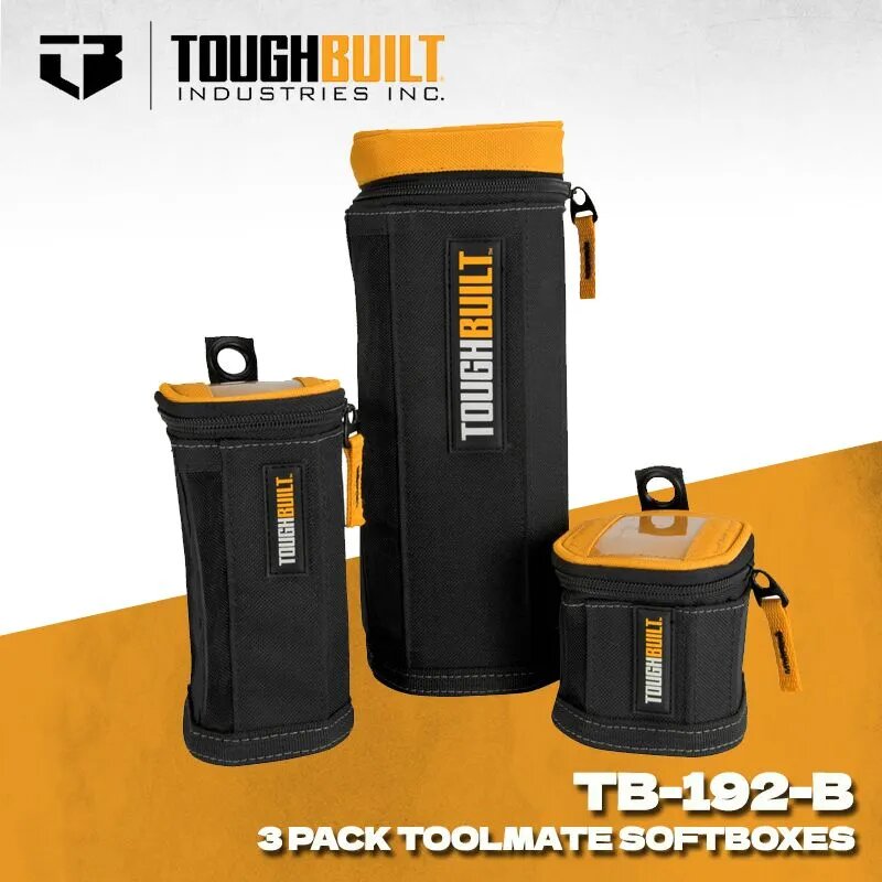 TOUGHBUILT TB-192-B Коробка для хранения Tower, 3 упаковки