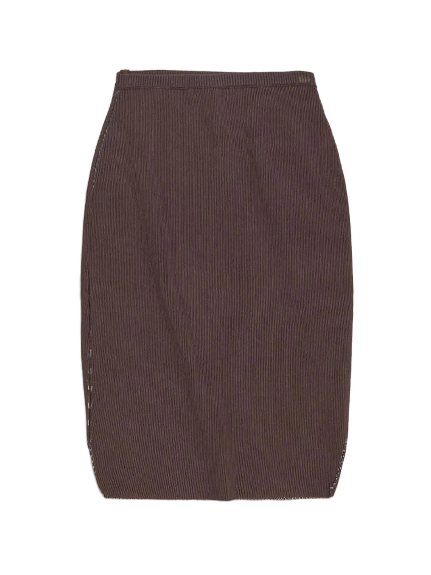 Юбка ISA BOULDER Ribbed midi skirt, размер L, brown — фото 1
