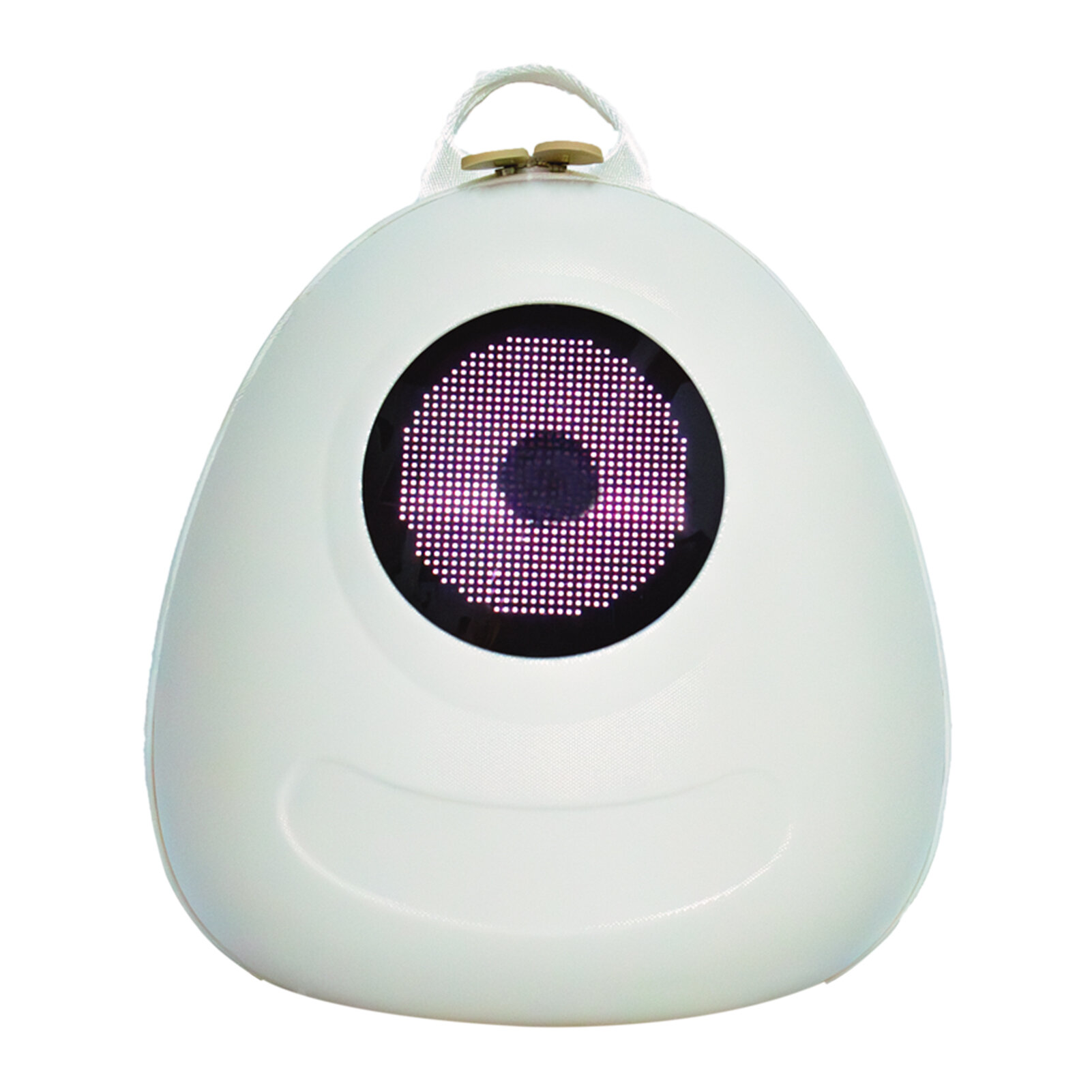 Светящийся Рюкзак: ABS-Материал 28x14x33 см 620 г с LED-Экраном 32x32 Пикселя - Управление Через для Анимаций Рюкзак с Дисплеем - Стильный и Прочный для Активного Отдыха и Путешествий