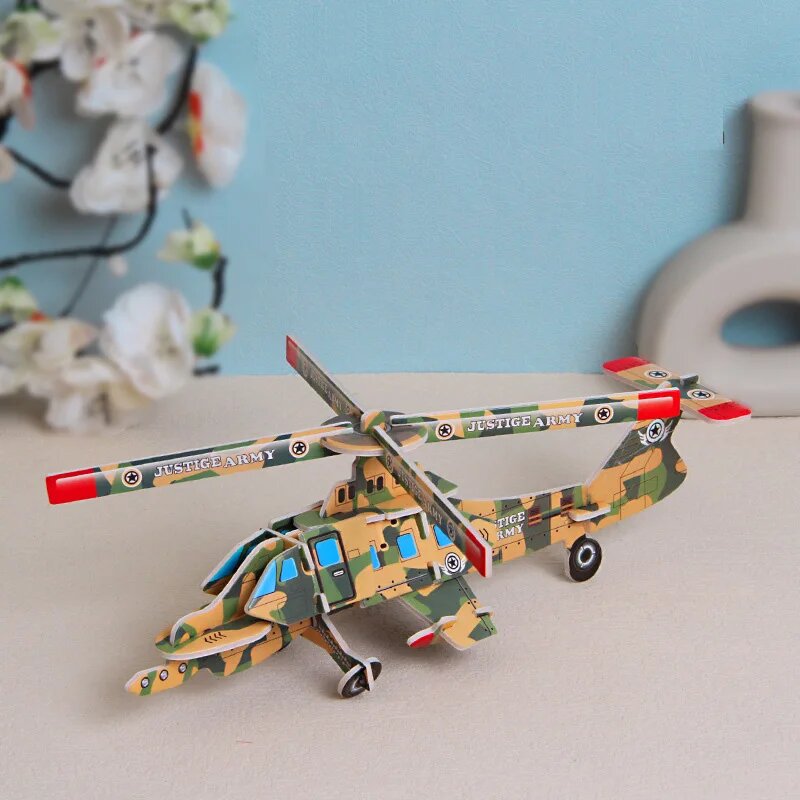 3D головоломка вертолет "Justice Army", style 3, 6+