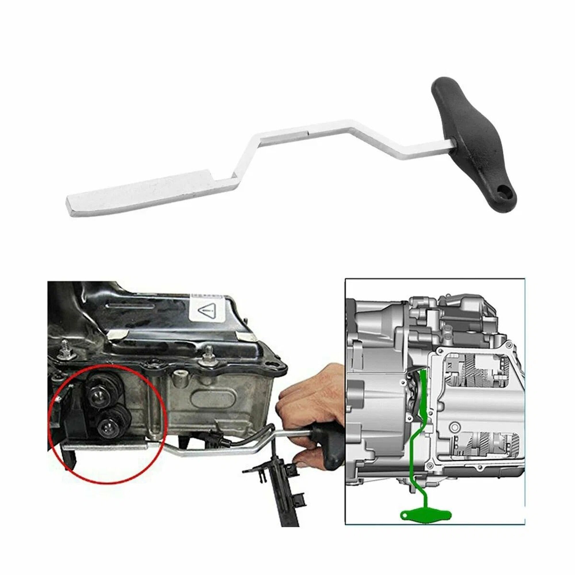 Монтажное приспособление Vertul T10407/VR50796, для КПП, серебристое