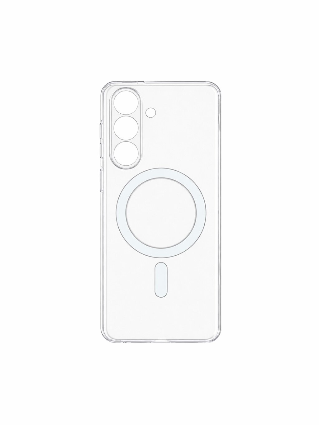 Чехол на Samsung Galaxy S26 пластиковый с MagSafe прозрачный/clear, чехол для Самсунг С26, clear case