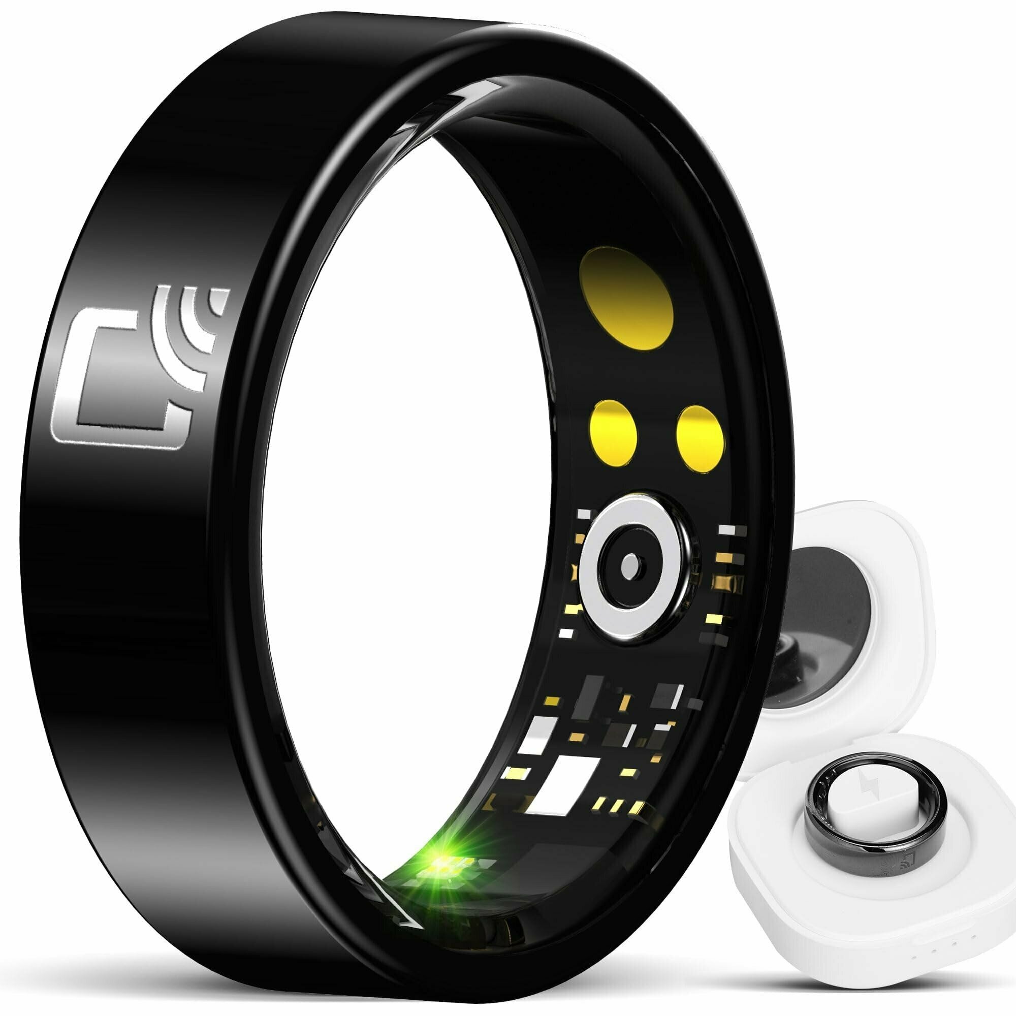 Умное кольцо JITE, NFC, с зарядным кейсом, отслеживание здоровья и фитнеса
