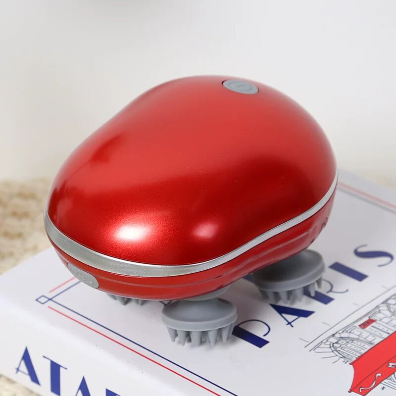 Массажер для головы для разминания кожи головы, снятия головной боли, зуда кожи головы, электрический массажер для