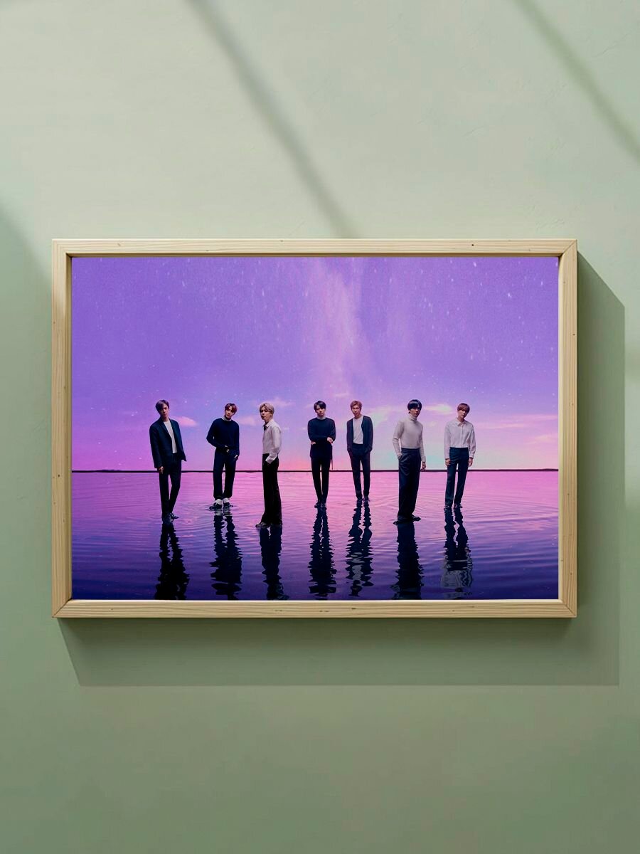 Постер, плакат на стену BTS K-Pop (А3)