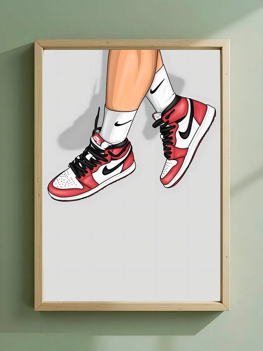 Постер, плакат на стену Nike Air Jordan 1 (А3)