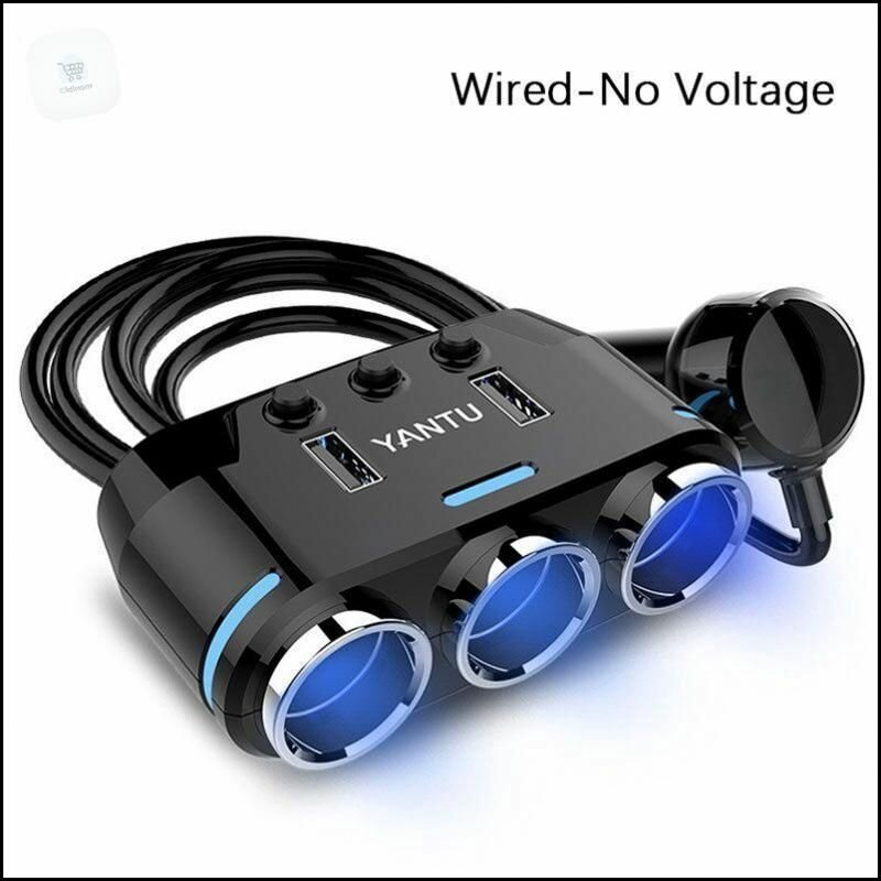 Разветвитель гнезда прикуривателя с USB зарядкой