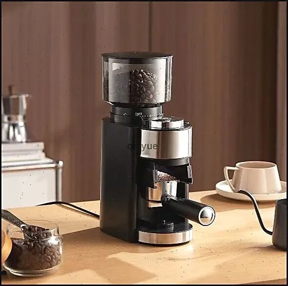 Кофеварка рожковая Cafelffe MK-901-U0A9, черный, регулировка помола