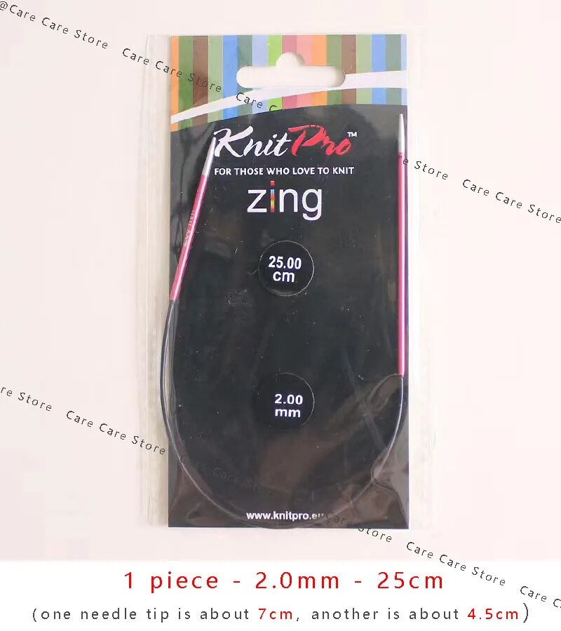 Вязальные спицы Knitpro Zing 2.0 мм, 25 см