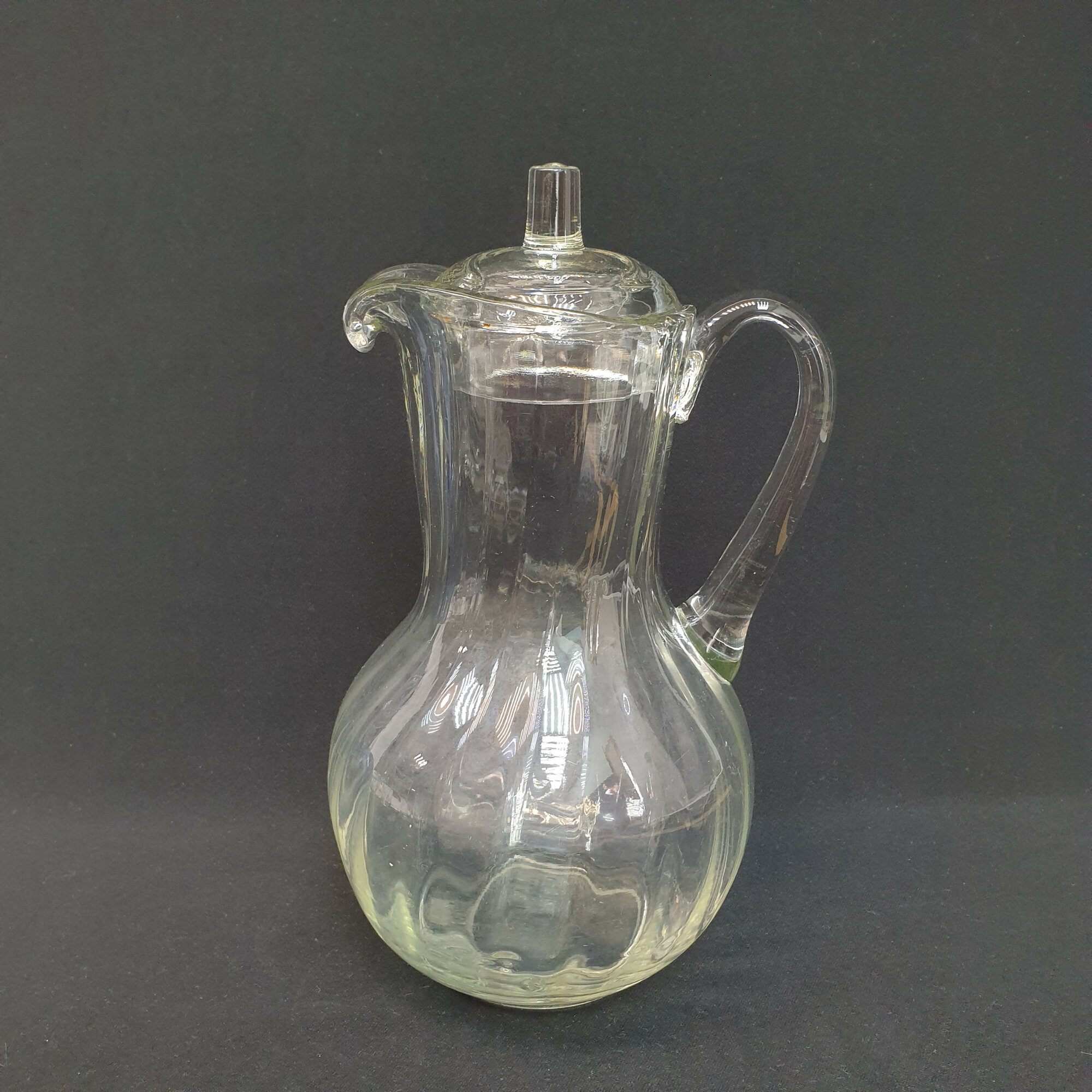 Винтажный кувшин 27 см стекло 1750 мл СССР