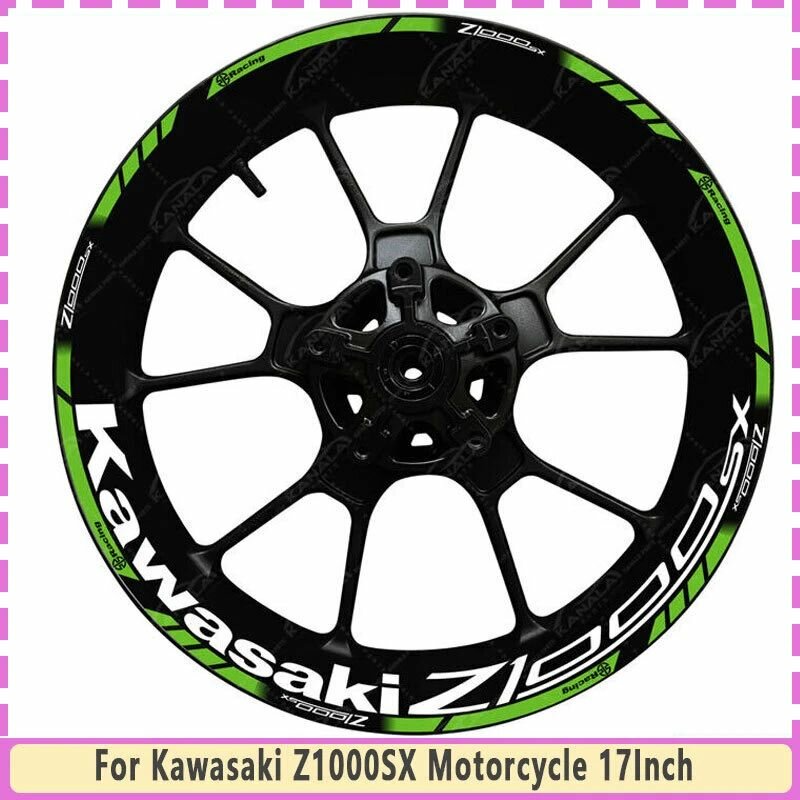 Подходит для Kawasaki Z1000SX z1000sx r наклейки на ступицы колес Ночные светоотражающие водонепроницаемые наклейки
