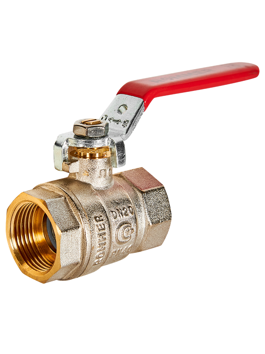 Кран шаровой ROMMER В/В 3/4" ручка-рычаг, ГОСТ (RBV-0001-2110320)