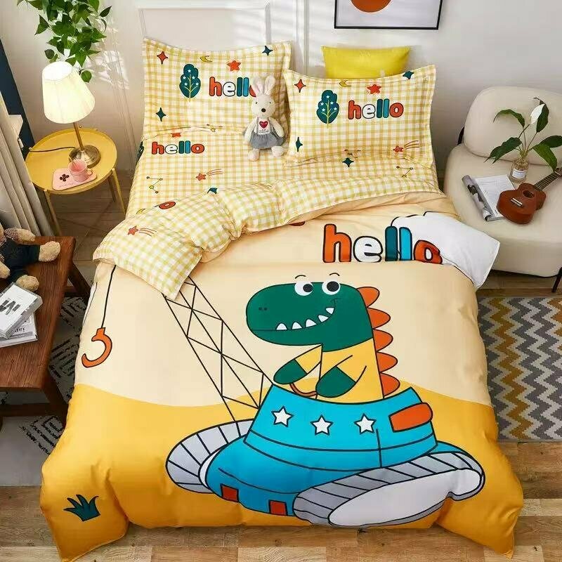 Комплект постельного белья "Shin-Chan", для детей, 100% полиэстер, 150x200cm，Комплект из четырех предметов