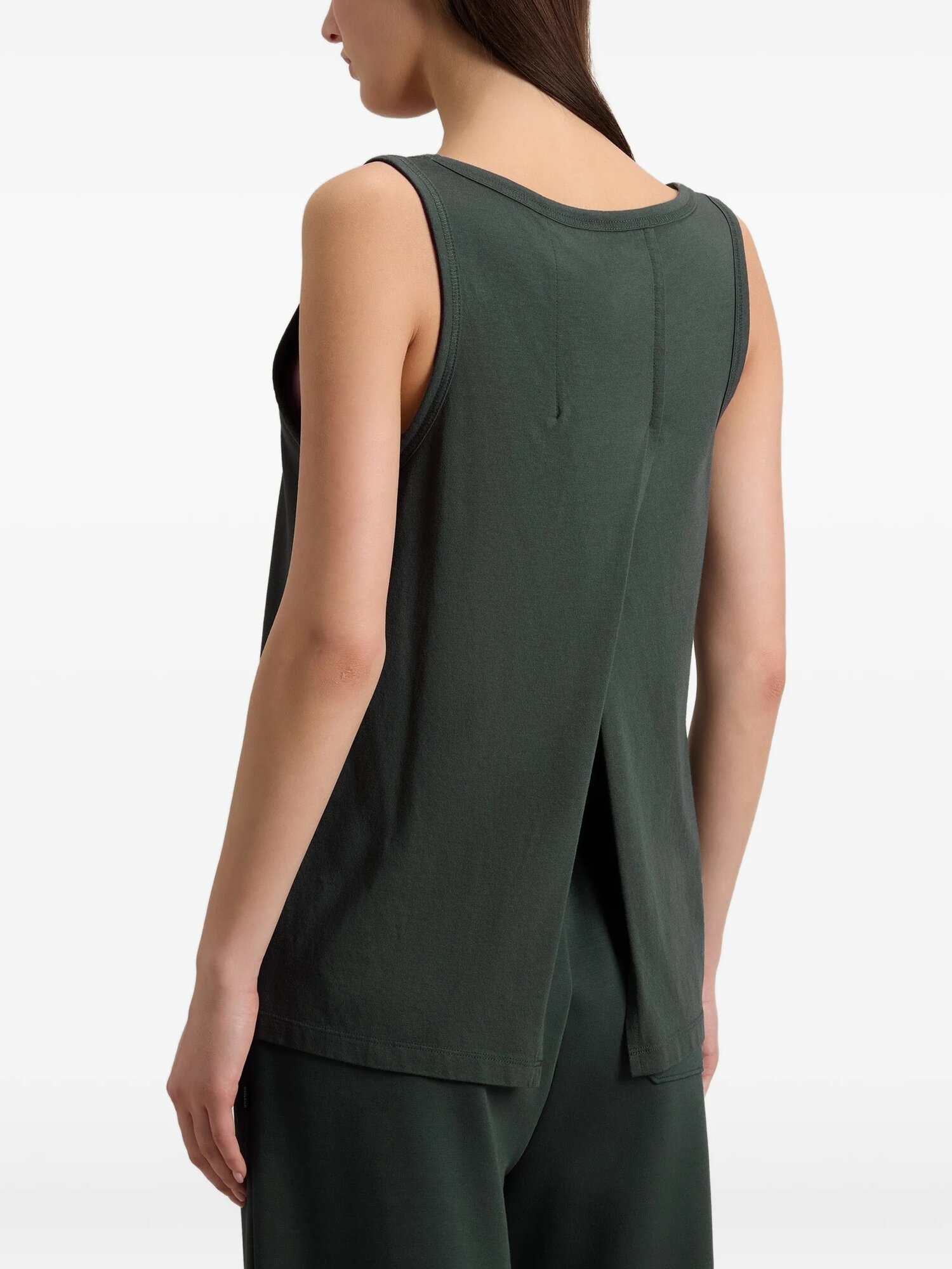 Топ Woolrich Round neck vest top, размер XS, green — фото 1