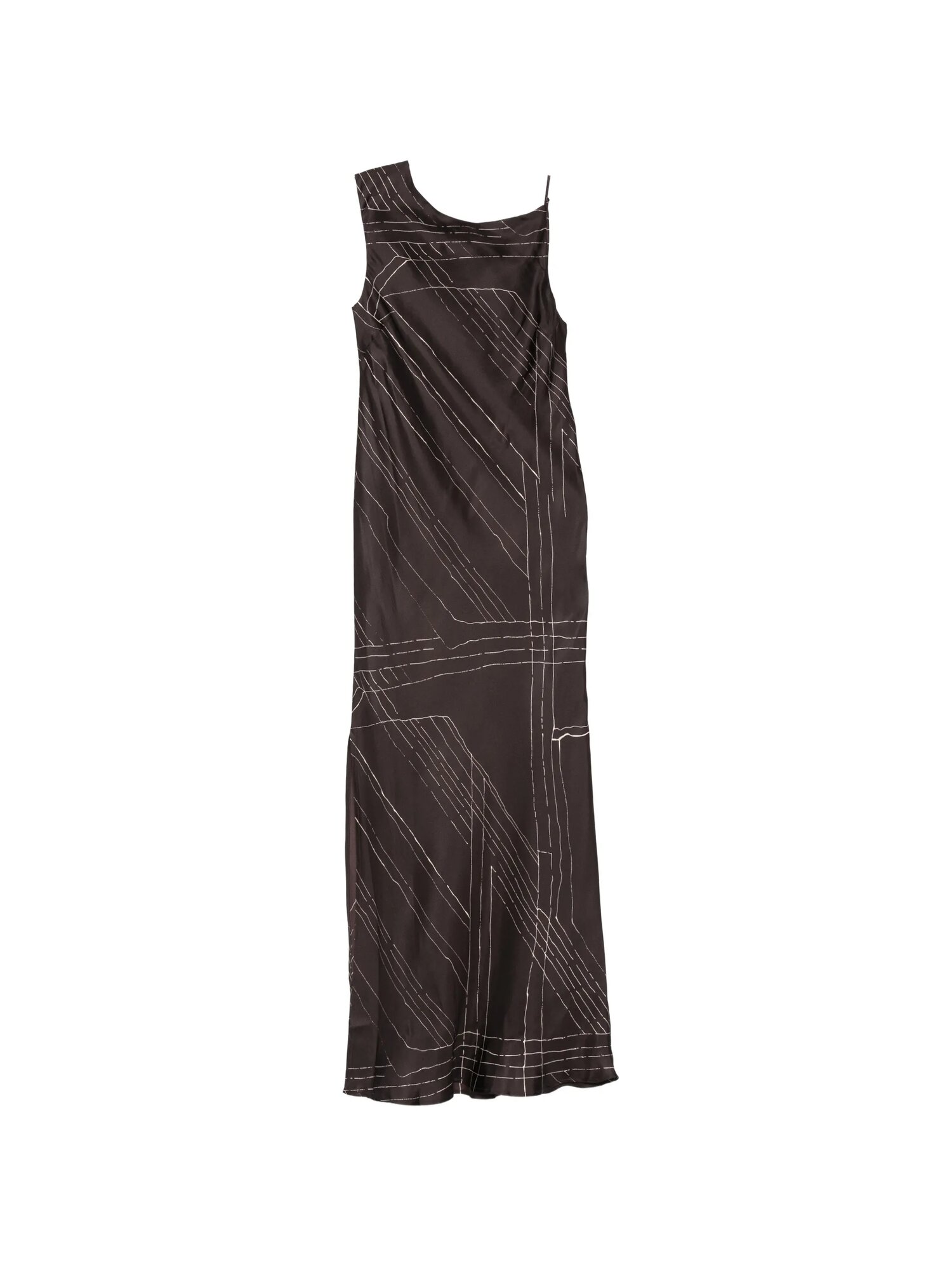 Платье Asymmetric-neck maxi dress