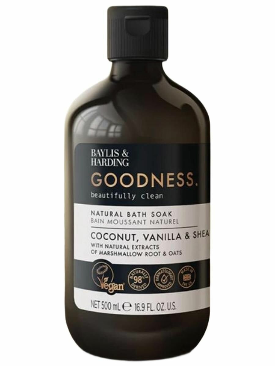 Baylis & Harding - Goodness Coconut, Vanilla & Shea Bath Soak Пена для ванны 500 мл