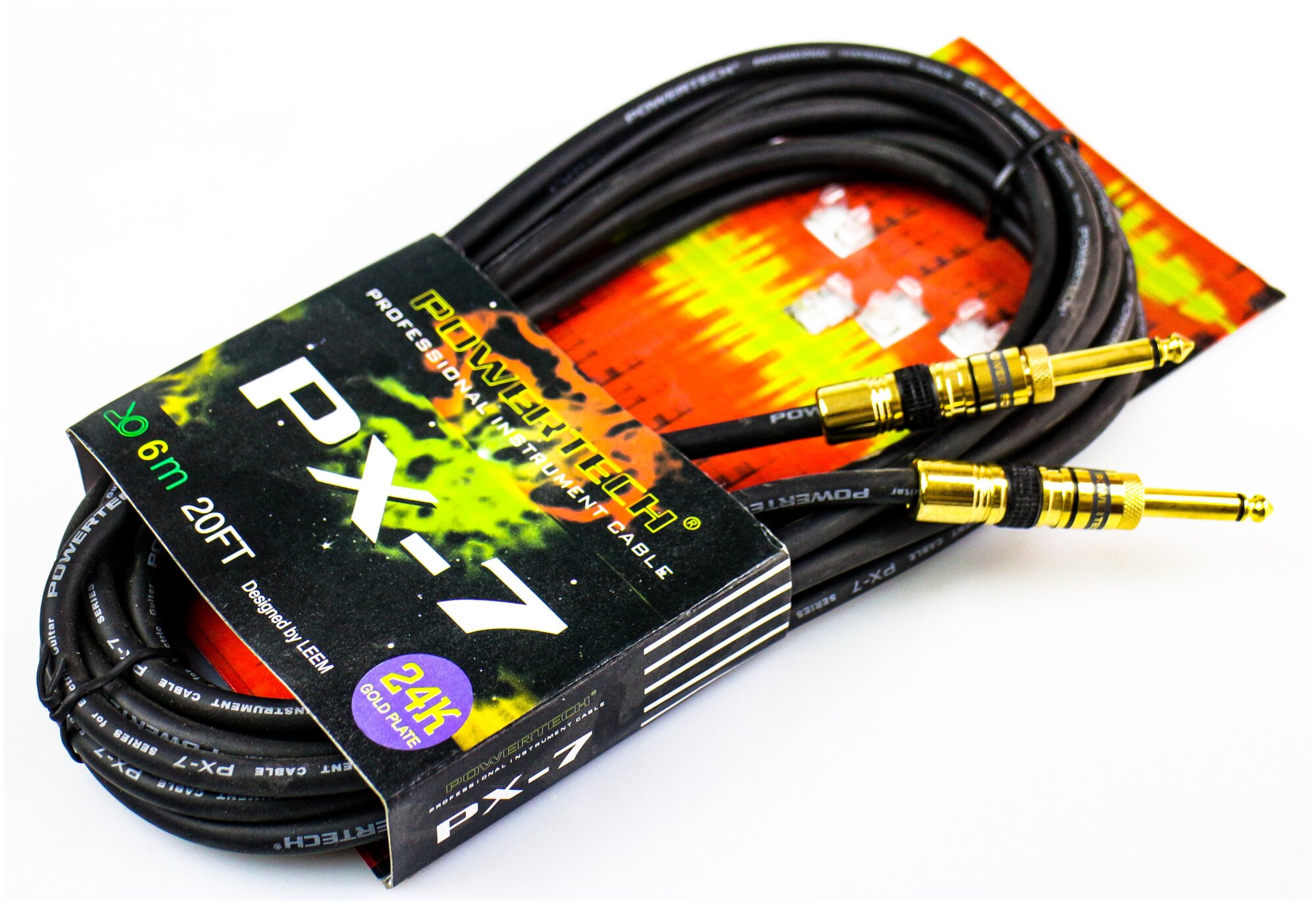 PWT-6.0SS Powertech Инструментальный кабель, 6м, Leem