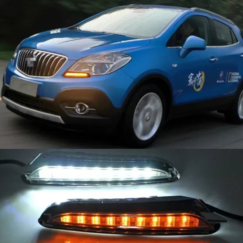 Дневные ходовые огни (ДХО) White для Buick Encore Opel Mokka 2012-2015