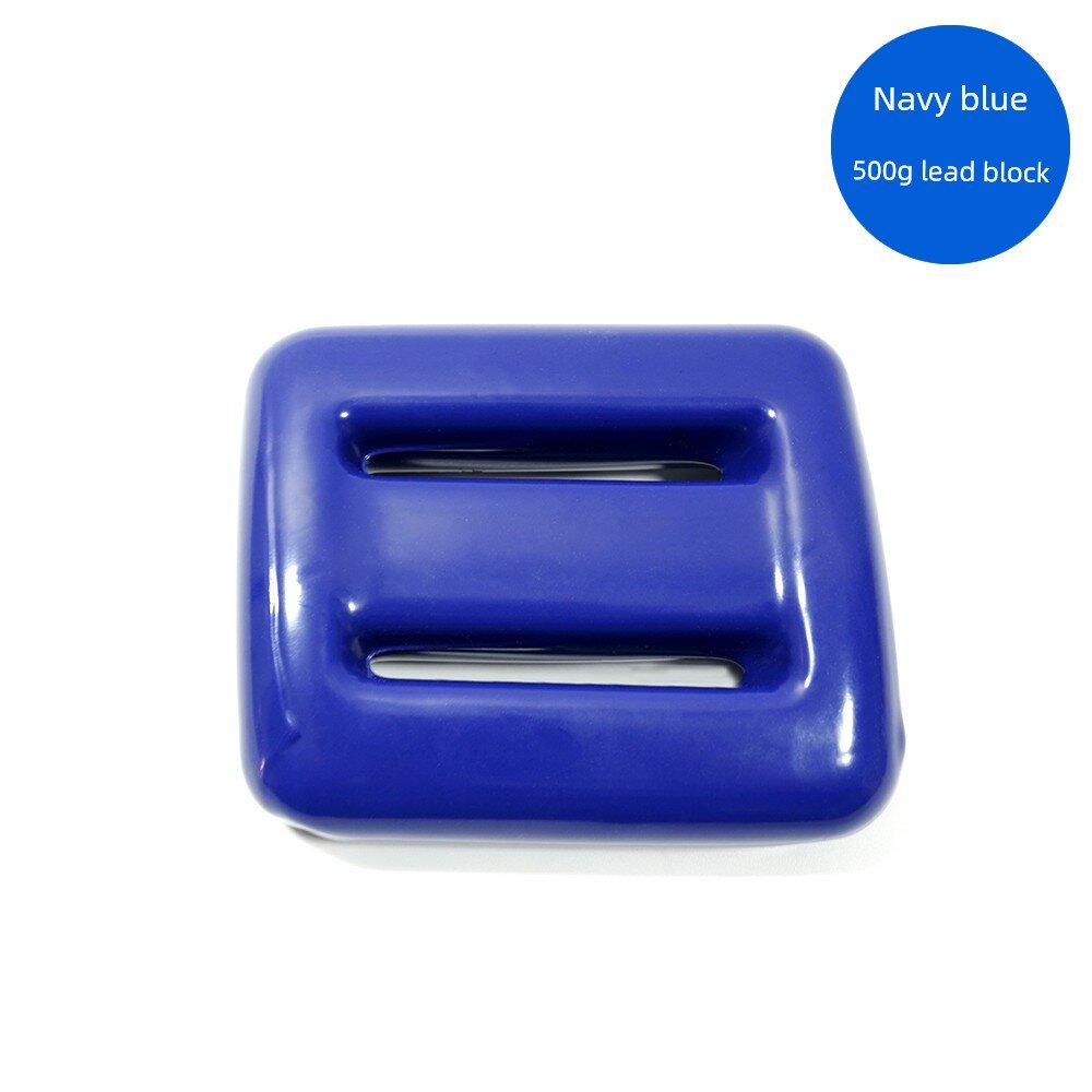 500 г синий свинцовый груз для подводных активностей, надежный и практичный
