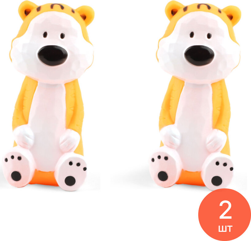 Игрушка для собак Triol / Триол Тигрёнок виниловая, размер 11.5см / зоотовары для животных (комплект из 2 шт)