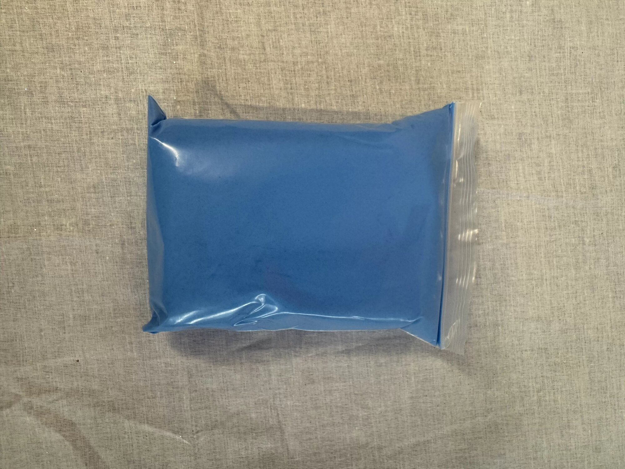 Небесно-голубая моделюющая глина 100г творческая для детского сада