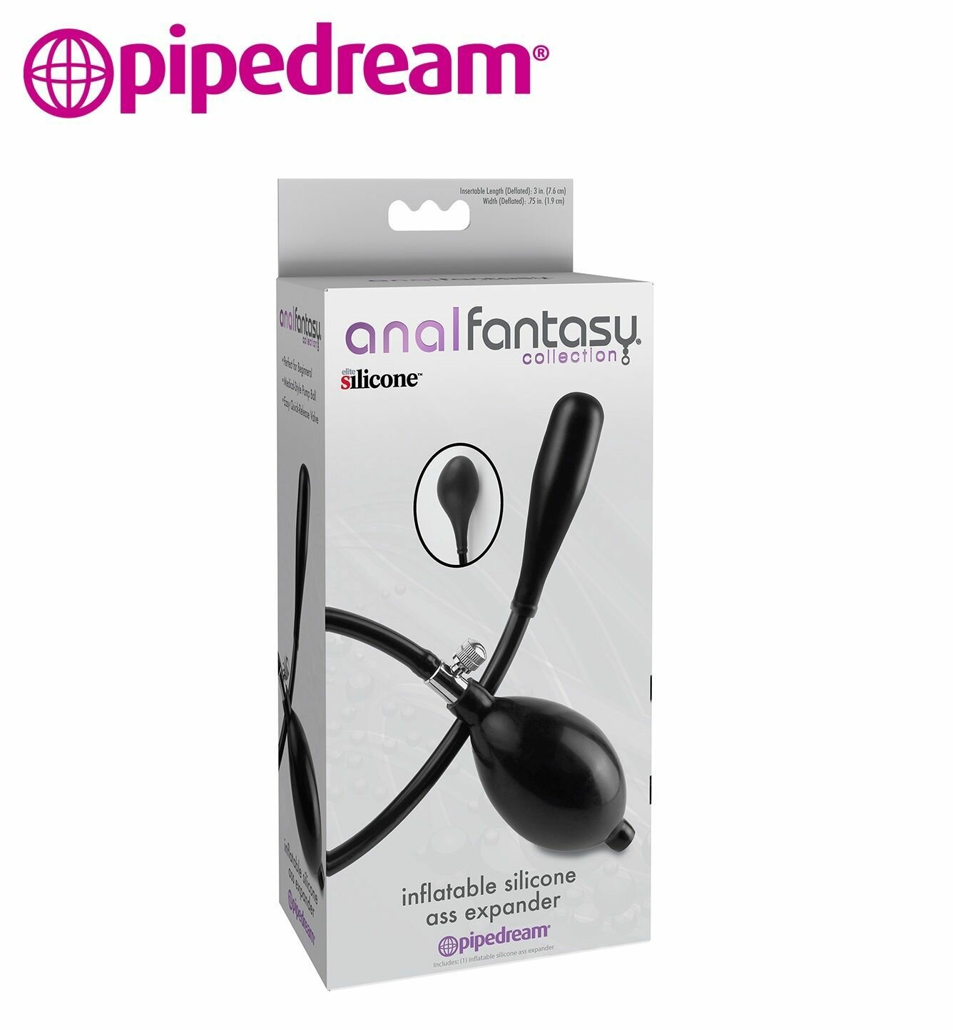 Pipedream Анальный стимулятор расширитель INFLATABLE SILICONE ASS BLASTER
