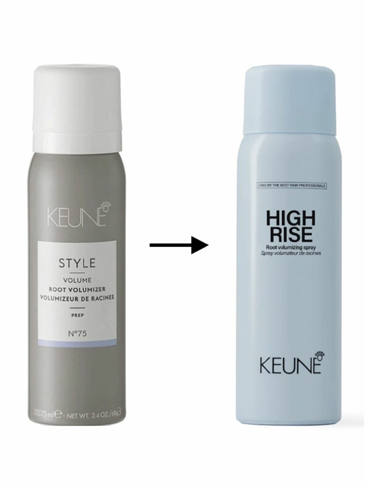 KEUNE Спрей STYLE ROOT VOLUMIZER прикорневой объем №75, 75 мл