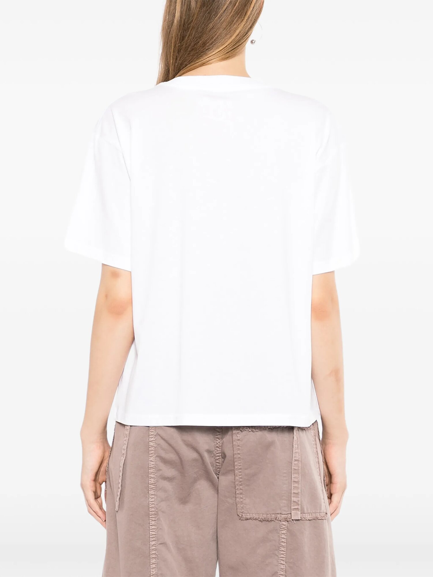 Футболка Melt Graphic-print T-shirt, размер 50, бежевый/белый — фото 1