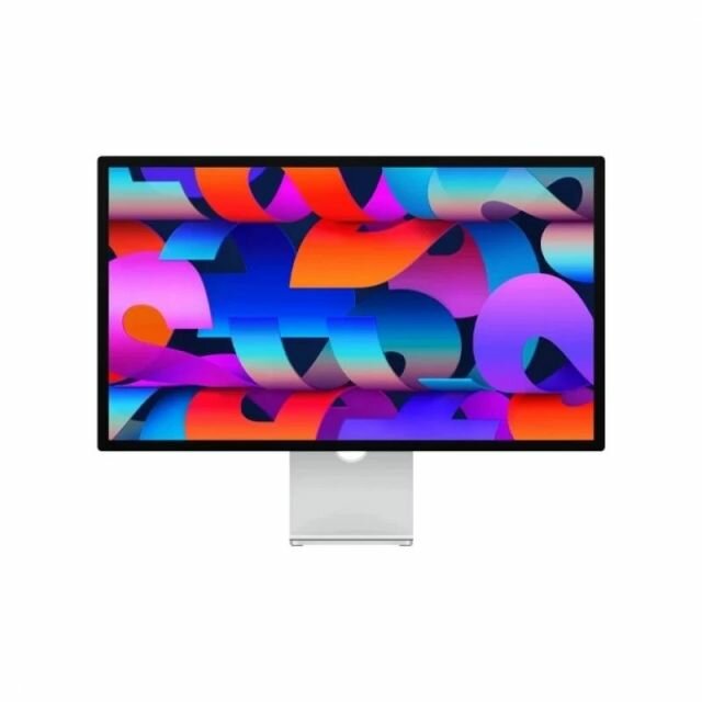 27 Монитор Apple Studio Display 5K Nano-texture glass, регулировка высоты и наклона, 5120x2880, 60 Гц, серебристый