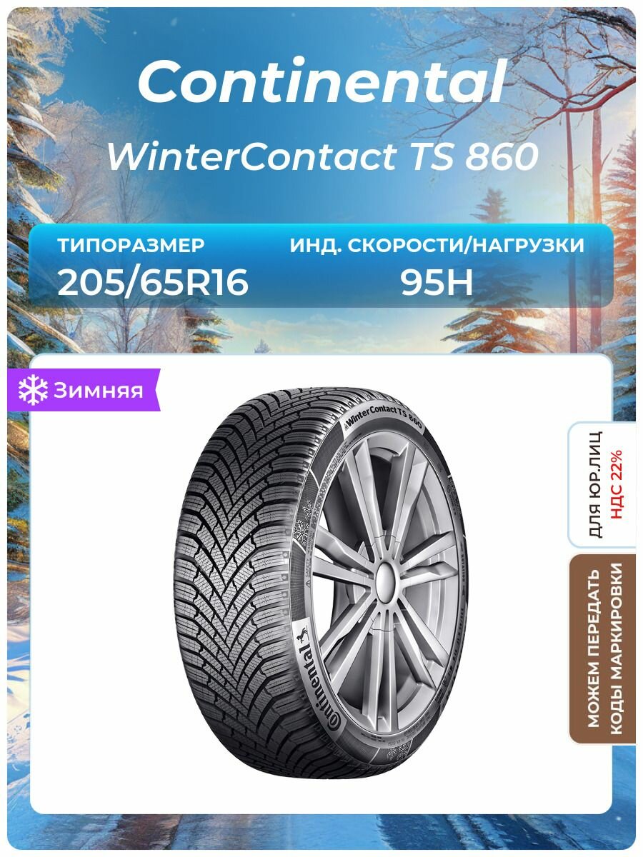 Шина Continental WinterContact TS 860