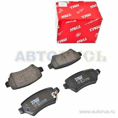 Колодки задние OPEL Astra G H Meriva Zafira TRW GDB1515