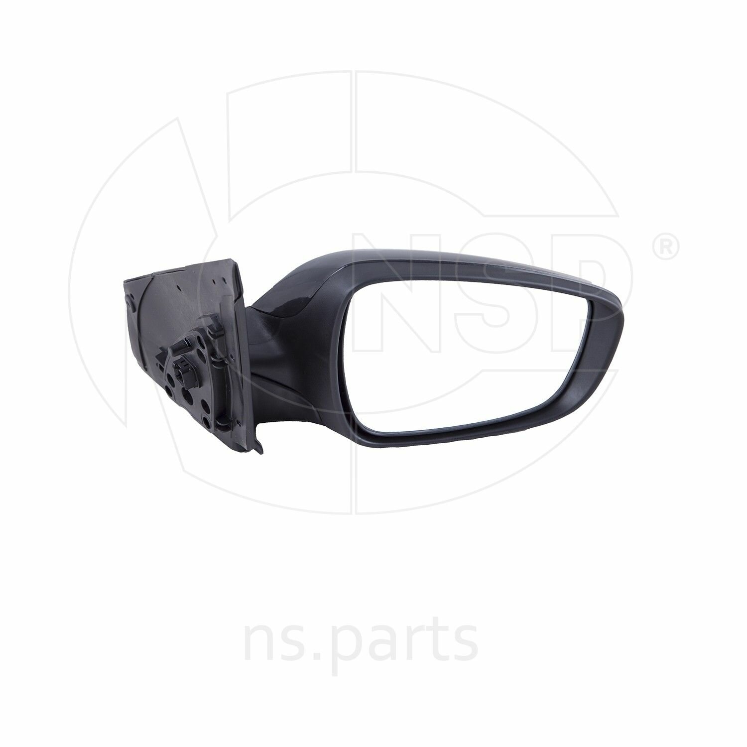 Зеркало правое HYUNDAI Solaris 11-17 эл, обогр, черн. NSP02876204L020CA