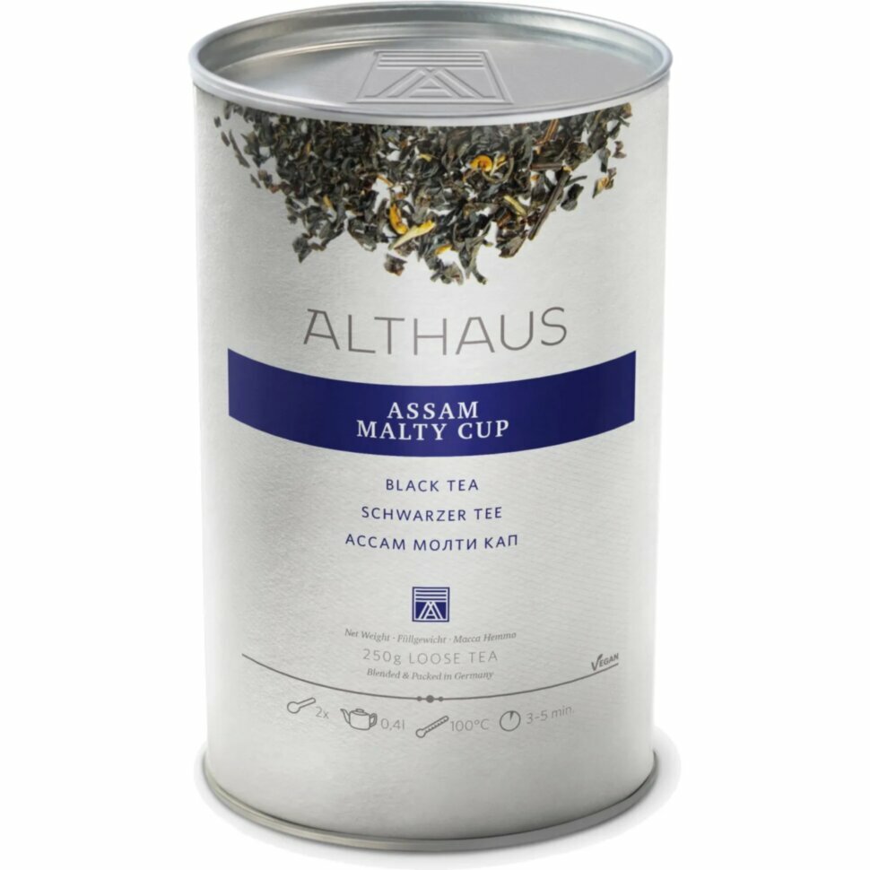 Чай черный листовой Althaus Assam Malty Cup, 250г, 2509469