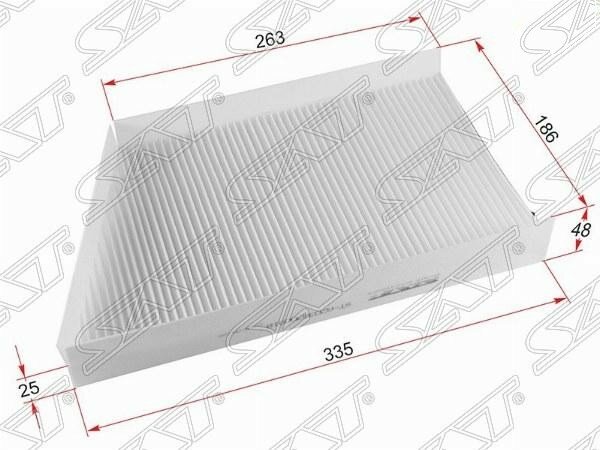 Фильтр салонный SAT ST-A2038300918 Mercedes-Benz C-Class 00-11, CLC-Class 08-11