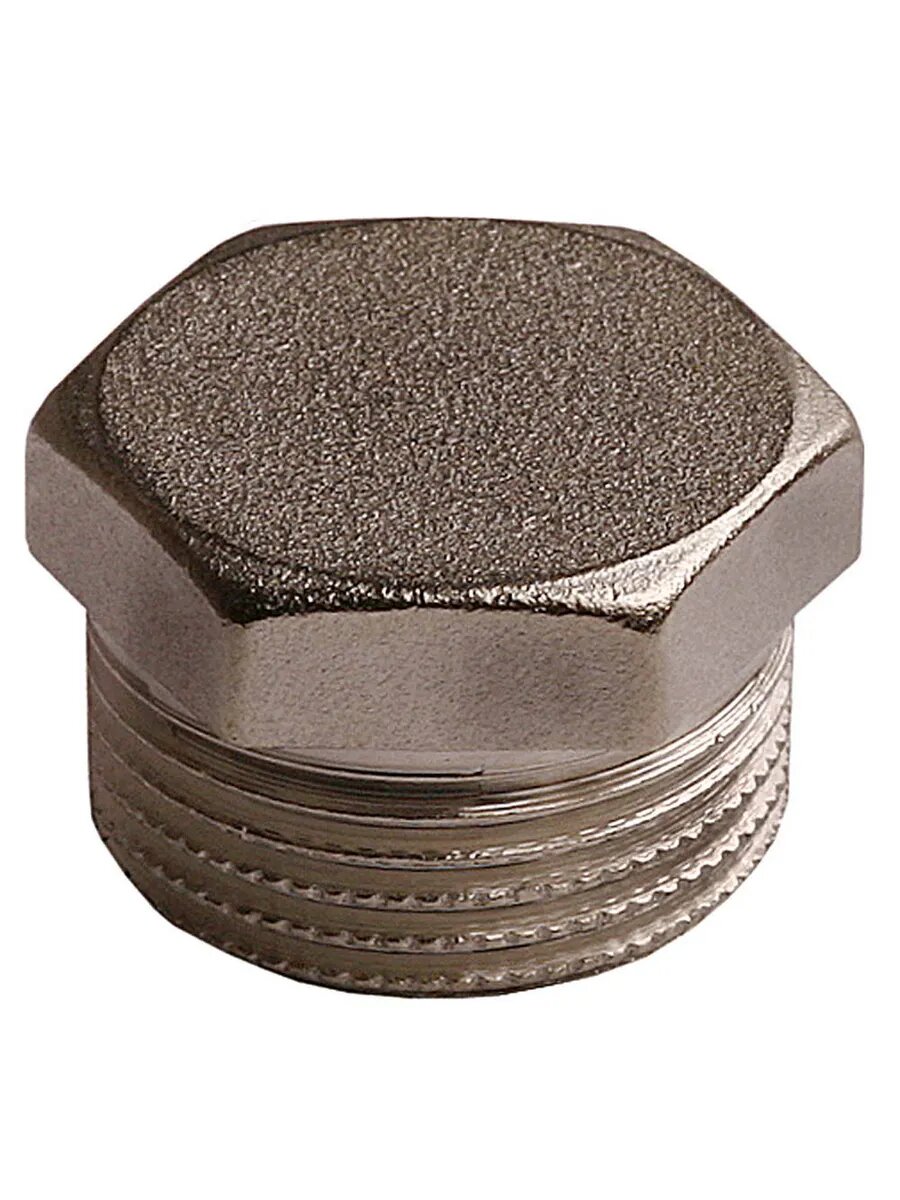 GENERAL FITTINGS 1″, наружная резьба никель, заглушка (