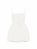 Платье  Backless spaghetti-strap mini dress, размер 44, бежевый/белый