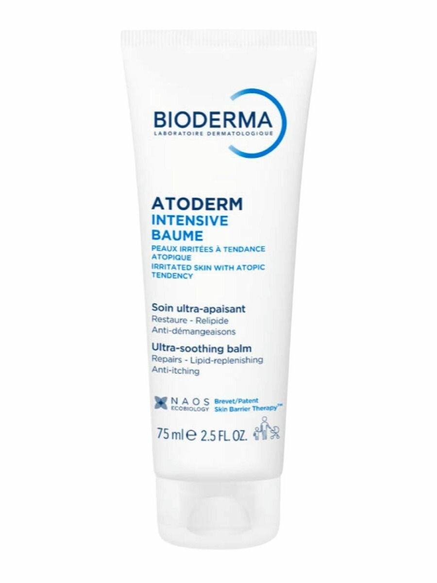 Bioderma Атодерм Интенсив бальзам липидовосстанавливающий 75 мл