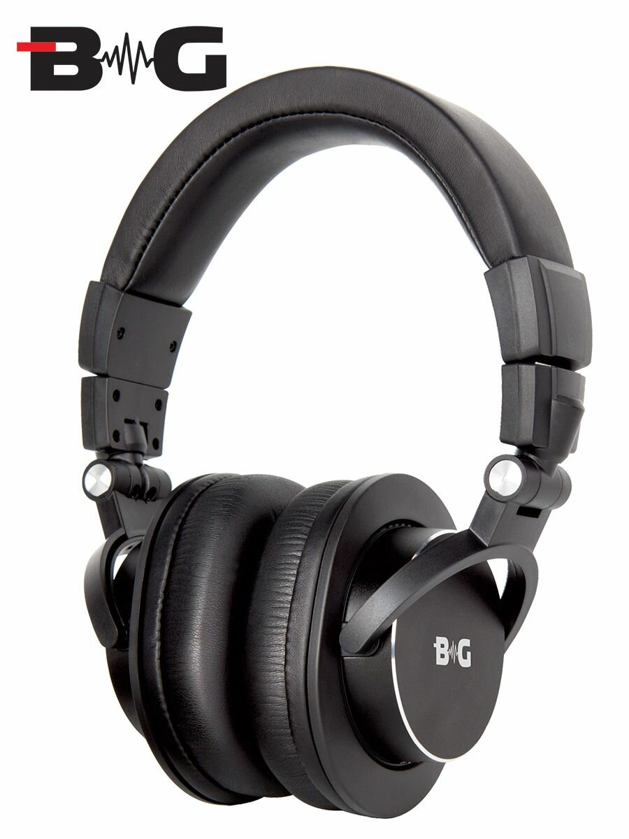 Наушники профессиональные мониторные динамические закрытого типа BG DH7400 (аналог Audio-Technica ATH-M50X) складные