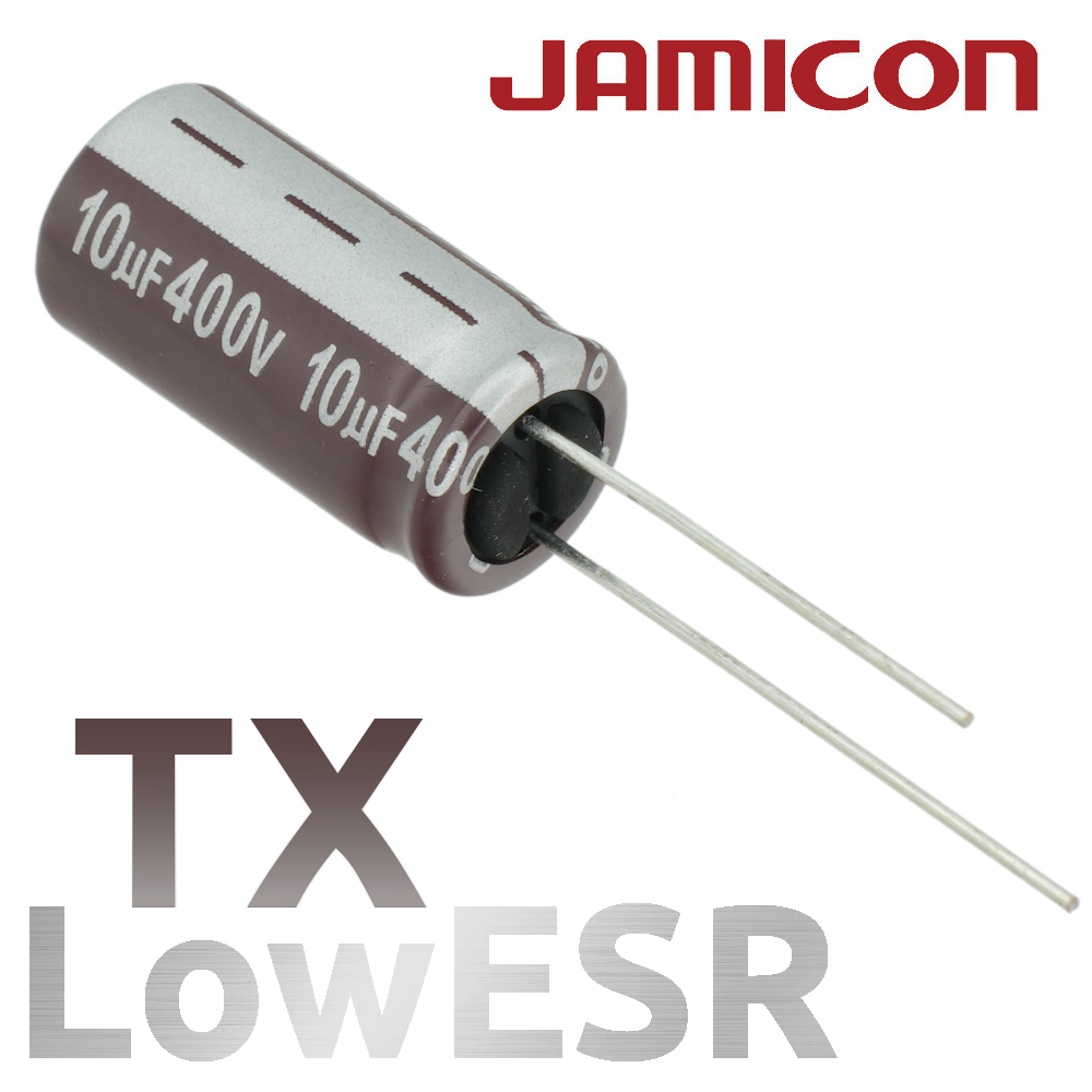 10мкФ 400В / TX / 10х20 / 105 С / конденсатор электролитический (2шт)